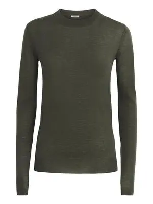 JOSEPH Cashair Cashmere Sweater - Green