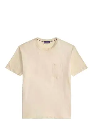 Ralph Lauren Purple Label Pocket Crew Neck T-shirt - Neutrals