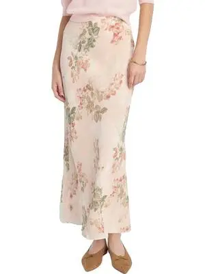 FAVORITE DAUGHTER Floral Georgette Maxi Skirt