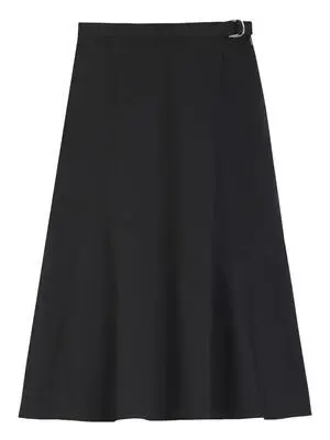 BOSS Buckle-Detail Midi Skirt