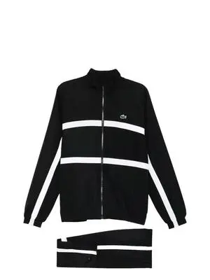 Lacoste Logo-embroidered Tracksuit - Black