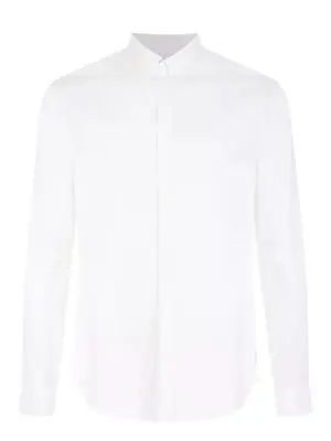 Armani Exchange Slim-cut Button-up Shirt - White