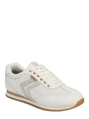 Dr. Scholl'S Comeback Perforated Sneaker - Off-white/champagne