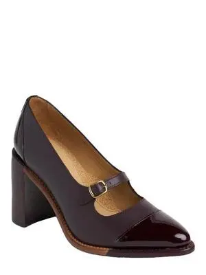 THE OFFICE OF US Miss Eliza Block Heel Pump - Currant