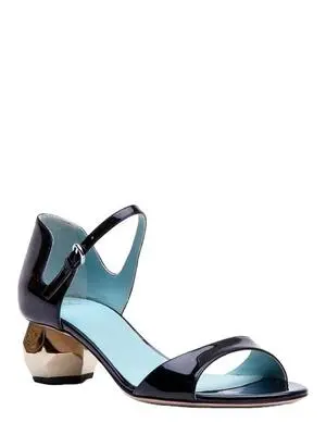 FRANCES VALENTINE Bella Ankle Strap Sandal - Navy