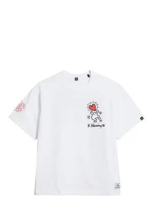 Alpha Industries X Keith Haring Heart Graphic T-shirt - White