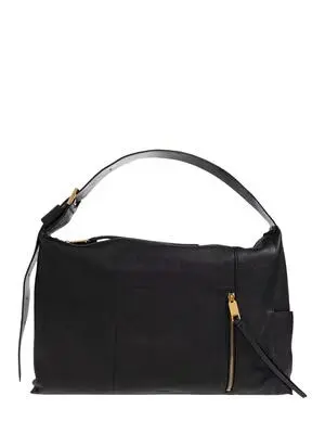 ALLSAINTS Zip-fastening Leather Shoulder Bag - Black