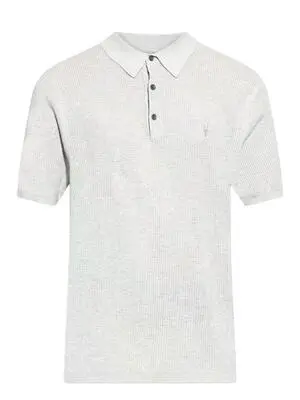 ALLSAINTS Short-sleeved Polo Shirt - Grey