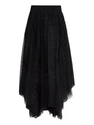 ALLSAINTS Vashtie Lace Maxi Skirt - Black