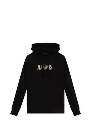 ALLSAINTS Logo-print Hoodie - Black