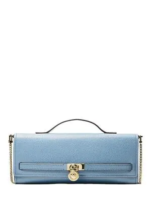 Michael Kors Hamilton Moderne Medium Clutch Chambray