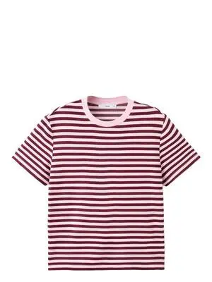 Mango Stripe T-shirt - Pastel Pink
