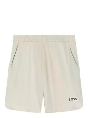 BOSS Logo Track Shorts - Neutrals