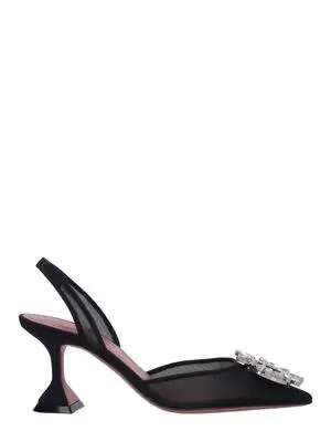 Amina Muaddi Begum Slingbacks - Black