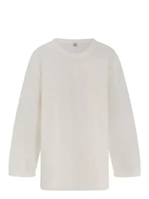 TOTEME Mohair And Wool Blend Sweater - White