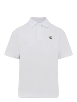 Moncler Cotton Polo Shirt - White