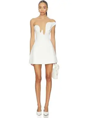Bardot Rosalyn Hourglass Mini Dress - Orchid White
