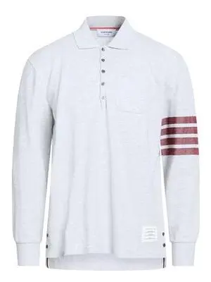 Thom Browne Polo Shirt Light Size Cotton - Grey