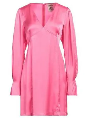 SEMICOUTURE Acetate And Silk Mini Dress - Pink