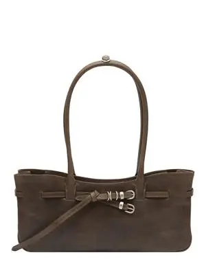 MARGESHERWOOD Grandma Shoulder Bag Washed Brown