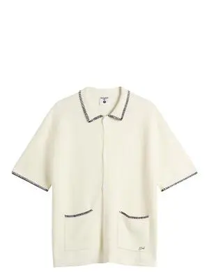 SERVICE WORKS Blanket Stitch Knit Polo