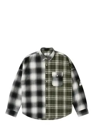 PALACE Patchy Flannel Shirt - Green