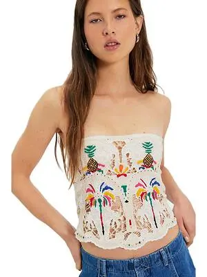 Free People Canario Tube Top - Ivory