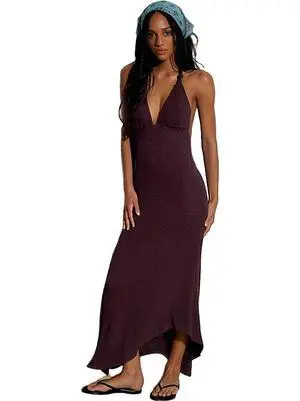 Free People Amelie Midi Dress - Fudge