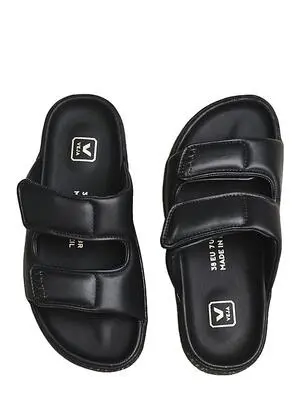 VEJA Etna Bold Slide Sandals - Black