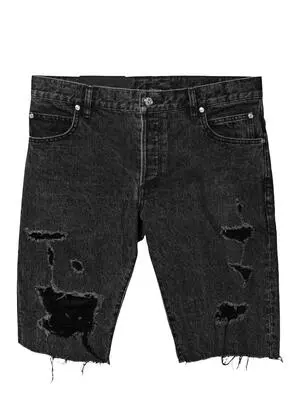 Balmain 2024 Distressed-effect Shorts - Grey