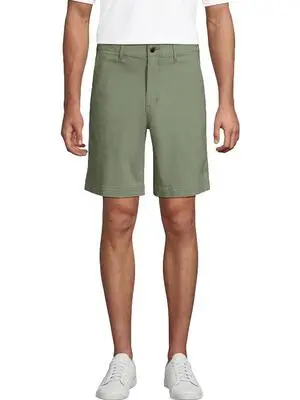LANDS' END Knockabout 9" Comfort Waist Classic Fit Chino Short - Sage