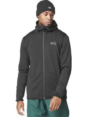 PICTURE ORGANIC Bake Grid Full-zip Hooded Fleece - Black
