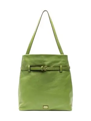 FRANCES VALENTINE Charlie Leather Shoulder Bag - Fern