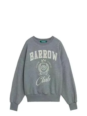 BARROW Open-back Sweatshirt - Grey