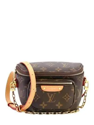 LOUIS VUITTON Bum Bag Monogram Canvas Mini - Brown