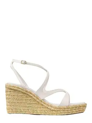 JIMMY CHOO 85mm Ayla Espadrilles - White