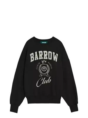 BARROW Open-back Sweatshirt - Black