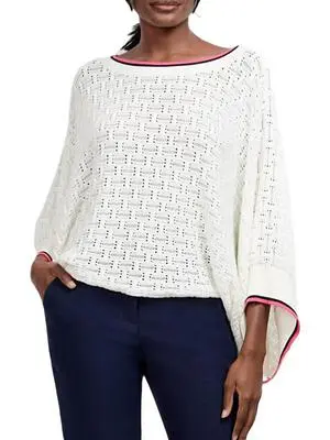 Trina Turk Horizon Pullover Sweater - Whitewash Multi