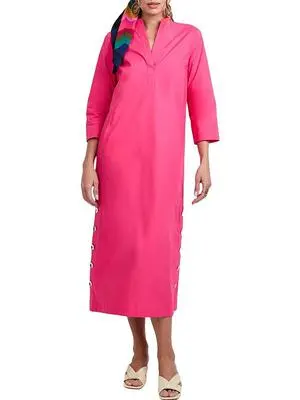 Trina Turk Capella Midi Dress - Magenta Milano