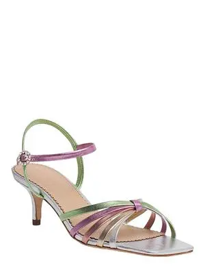 Cinq À Sept Malia Strappy Metallic Sandals - Metallic Multi