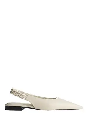 Rag & Bone Slingback Flats - Antique White