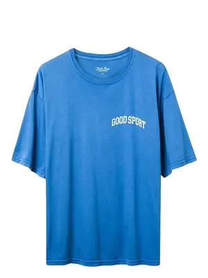 Junk Food Clothing Good Sport '98 Oversized T-shirt - Azule