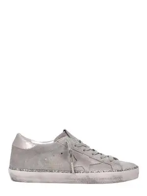 GOLDEN GOOSE Super-star Suede Sneakers - Taupe