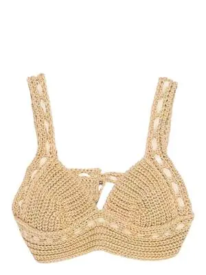 Ermanno Scervino Crochet Top - Neutrals