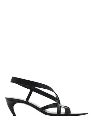 Khaite Sadie 55 Multi-strap Sandals - Black