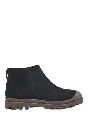 CELTIC & CO. Ankle Boots With Toe Cap Detail - Navy