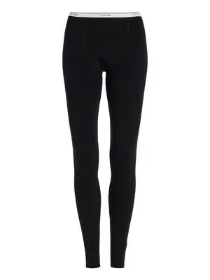 Calvin Klein Ryllee Cotton-cashmere Skinny Pants - Black