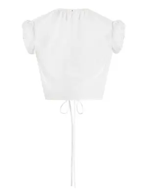 Calvin Klein Azalée Long-sleeve Wool Top - Ivory