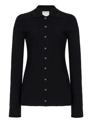 Calvin Klein Cotton-cashmere Shirt - Black
