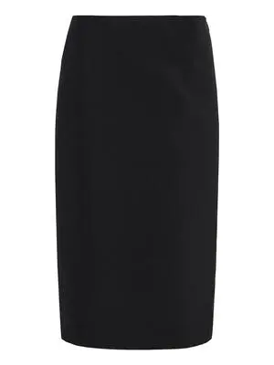 Calvin Klein Crepe Midi Skirt - Black